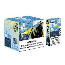 Cali- Blue Raspberry Lemonade 7000 Puffs- 6 Pack | Carytown Tobacco Inc.